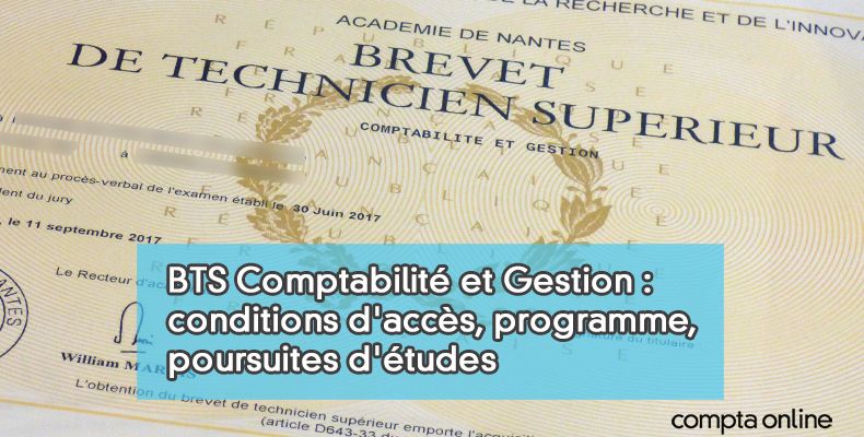 BTS comptabilité et gestion (BTS CG)