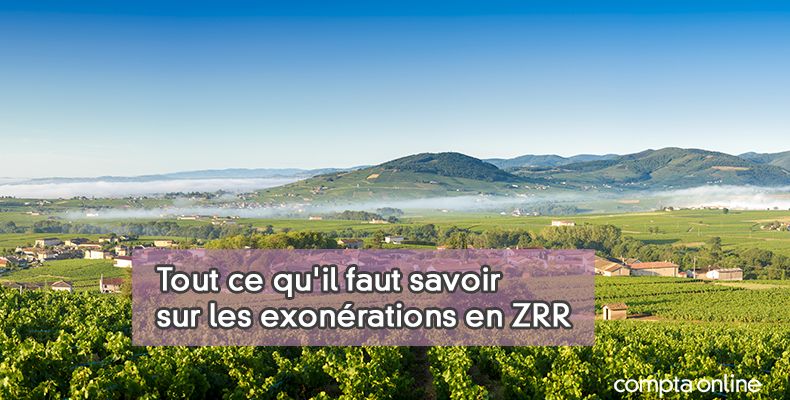 Bénéficier des exonérations ZRR