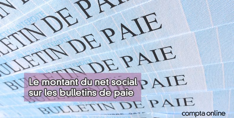 Le net social sur la fiche de paie