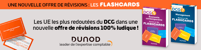 Simplifiez vos révisions avec les flashcards DCG Dunod